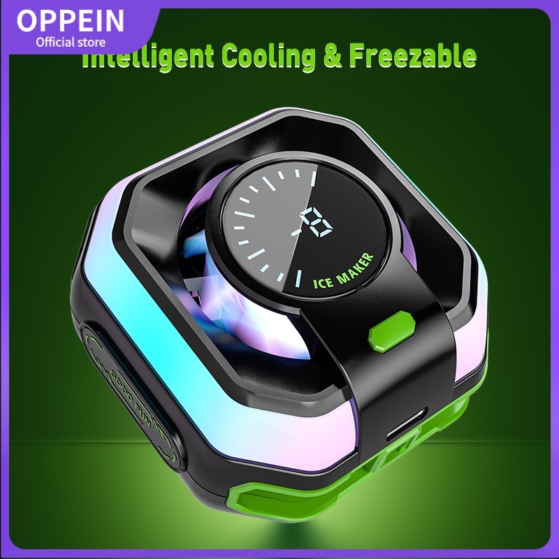 JS86 Phone Cooler Mobile Gaming Fast Cooling Fan Magnetic Game Radiator ...