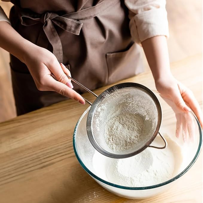 Fine Mesh Sieve Stainless Steel Tea Sieve Mini Matcha Sieve with Handle ...