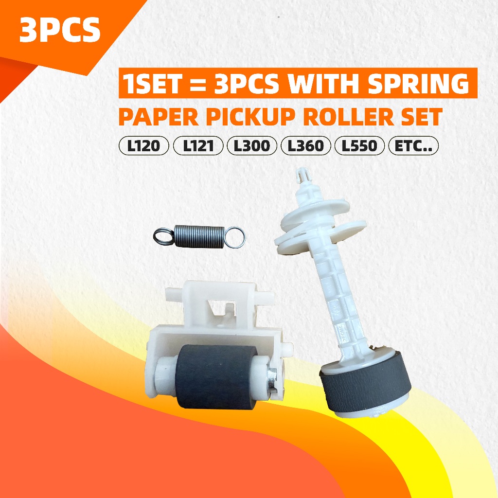 1set=3pcs Pickup roller for EPSON L380 L360 L110 L111 L120 L130 L210 ...