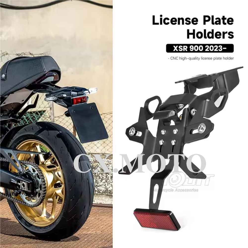 Motorcycle Rear License Plate Holder Bracket with Tail Tidy Fender ...