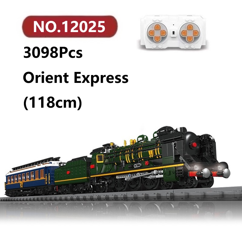 Orient Express Track Electric Train Building Blocks 3098 Pcs Mould King ...
