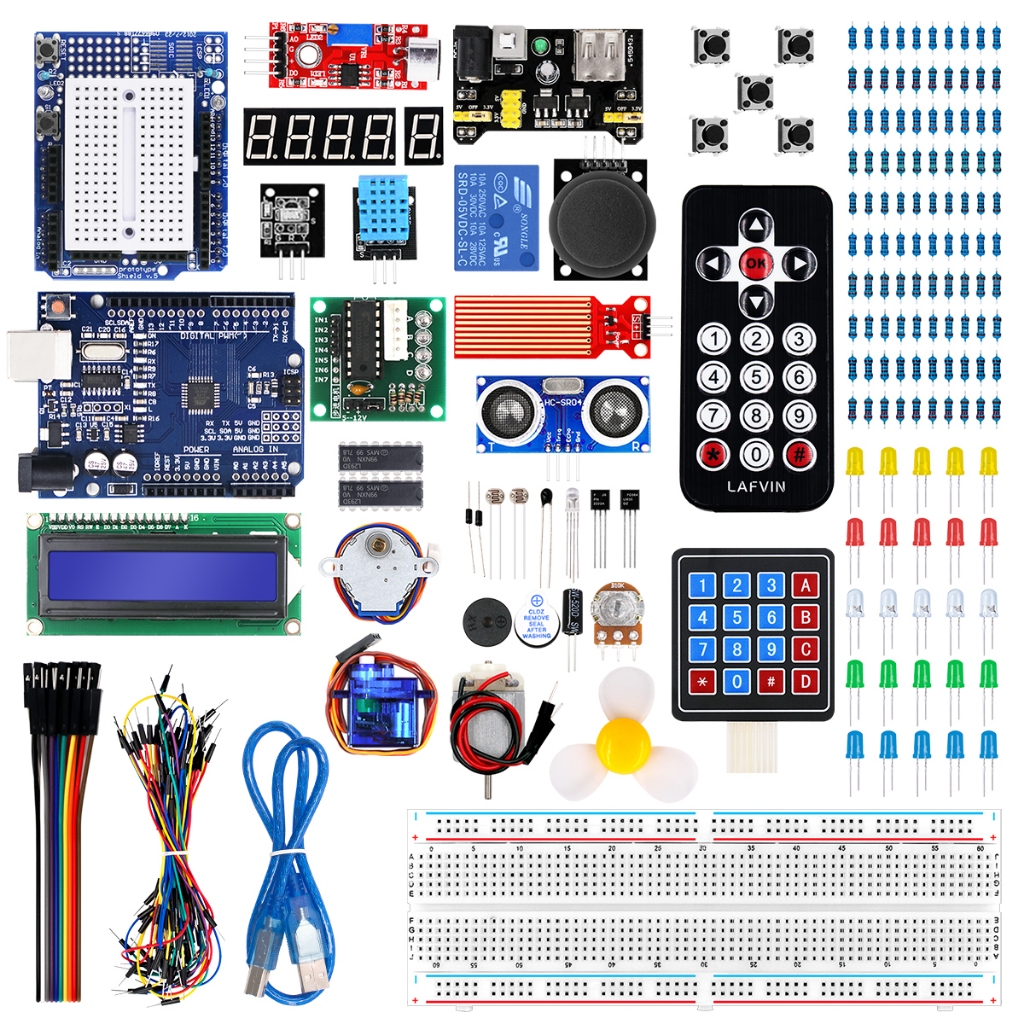 LAFVIN Super Starter kit Sensor Learning Electronic Kit for UNO R3 Projects for Arduino IDE with ...