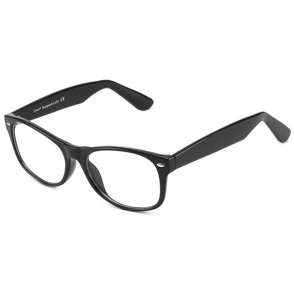 Cyxus Rectangle Business Style Computer Glasses Anti Eyestrain Block ...