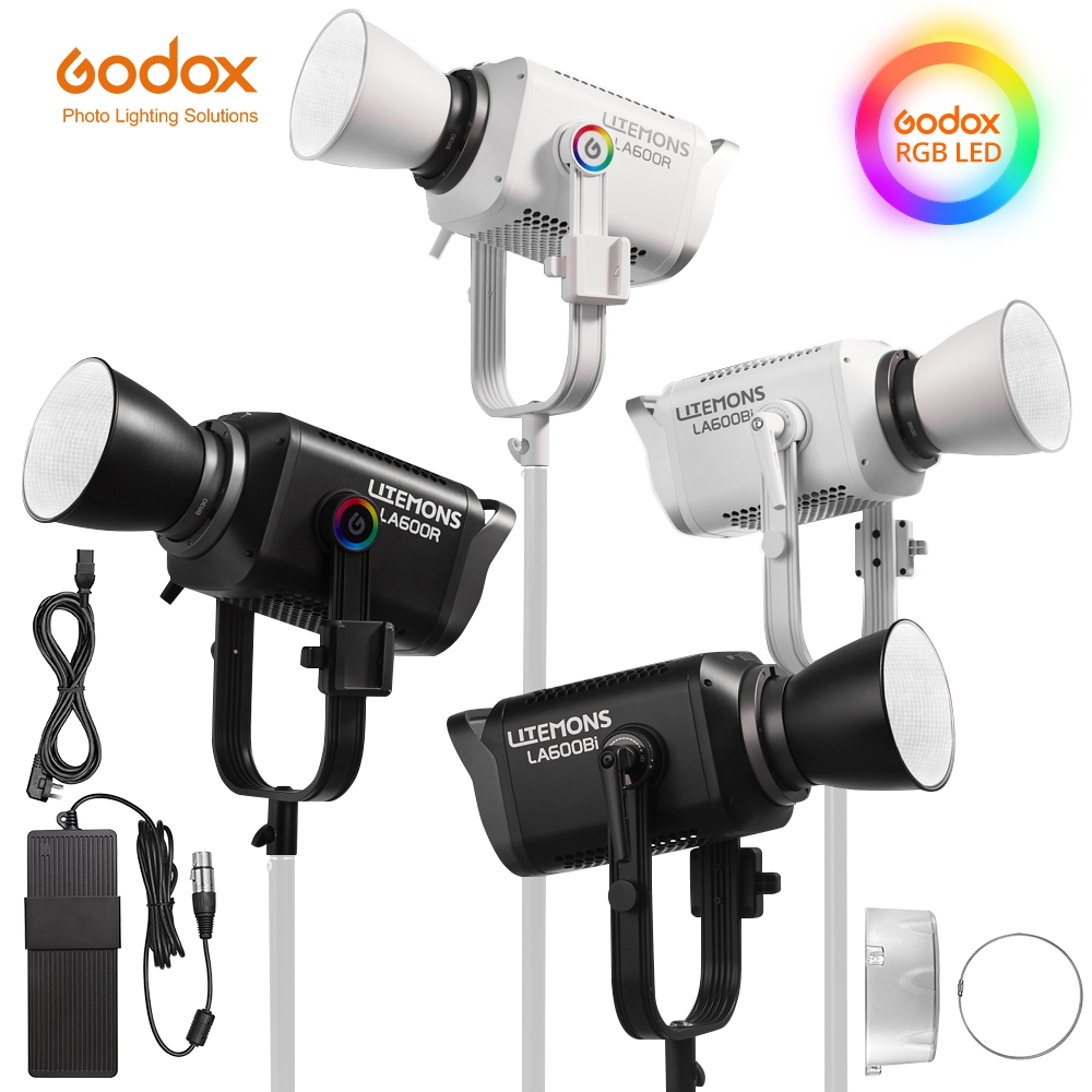 Godox LA600R/BI 600W Litemons Full/Bi-color LED Light COB Video Light ...