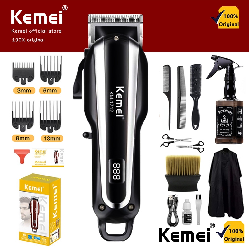 Kemei Electric Hair Clipper Professional Hair Trimmer Beard ...