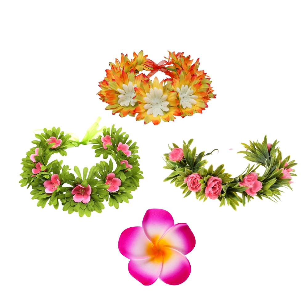 Moana Garland Flower Wreath Headdress Kid Princess Costume Play ...