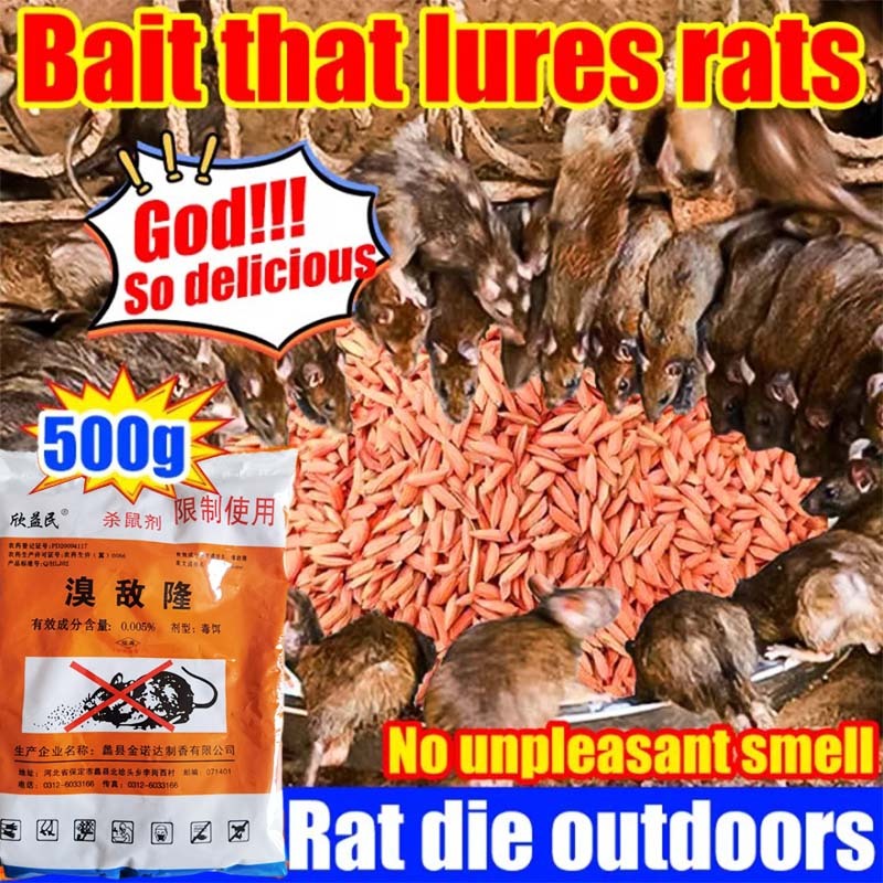 No rats within 5 km Rat Poison Killer 500g The mouse dies after eating ...