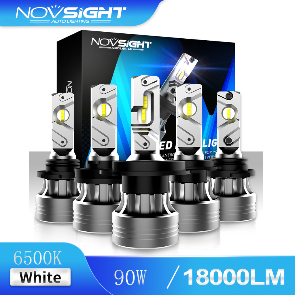 Novsight N55 Car LED Headlight 18000lm 90w 6500k H11 H4 H7 9005 9006 H1 9012 H3 | Shopee Philippines