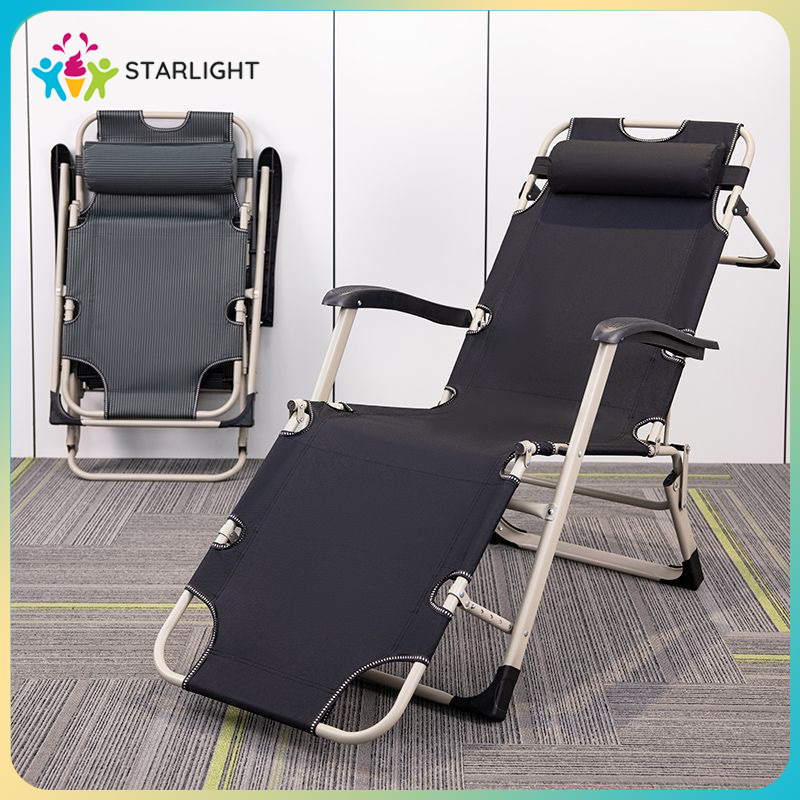 STARLIGHT Portable 2in1 Folding Chair Folding Bed Recliner Sleeping ...