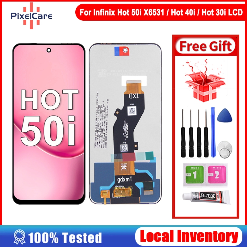 Pixelcare Origi LCD For Infinix Hot 50i X6531, X6531B/Hot 40i X6528B ...