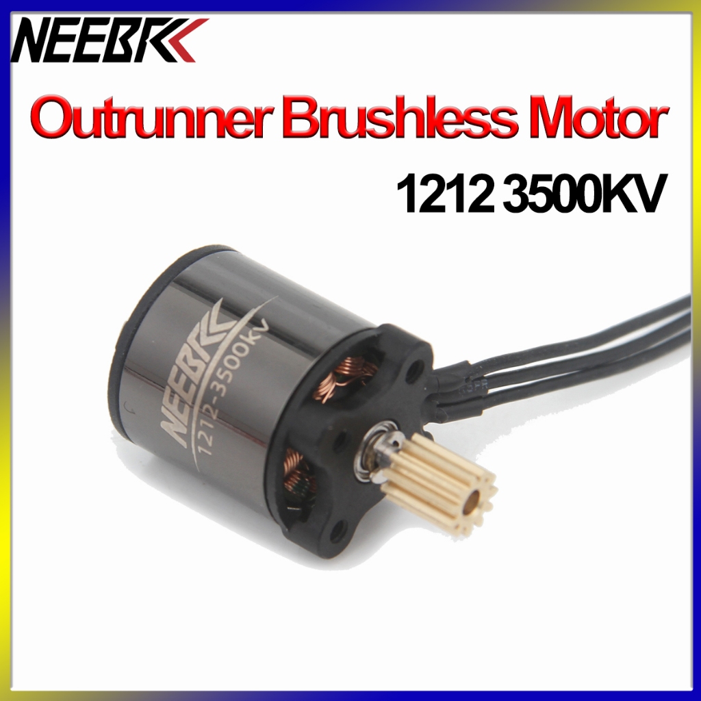 1212 3500KV Outrunner Brushless Motor 1-3S 7.4V For TRX4M SCX24 FMS ...