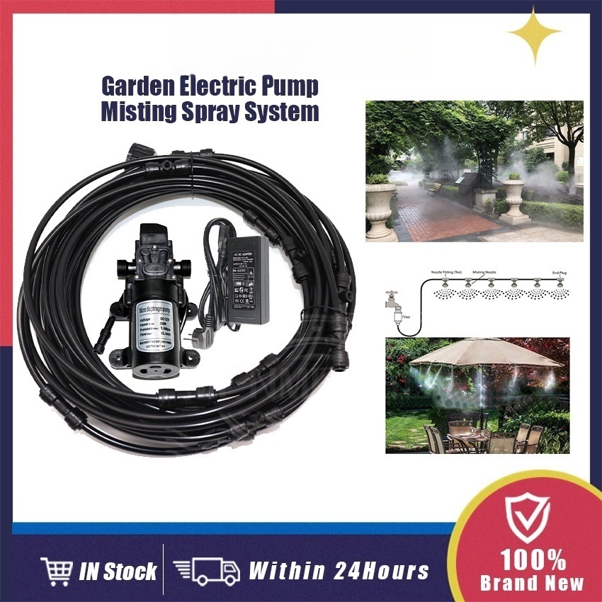 6M Micro Pump 12V 60W Portable Misting System Fog Machine Water Sprayer ...