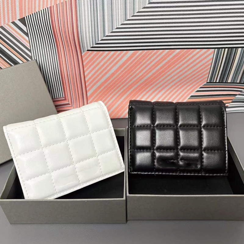 Women's Folding Easy Wallet Chain Grid Wallet 10680910 | Shopee Philippines