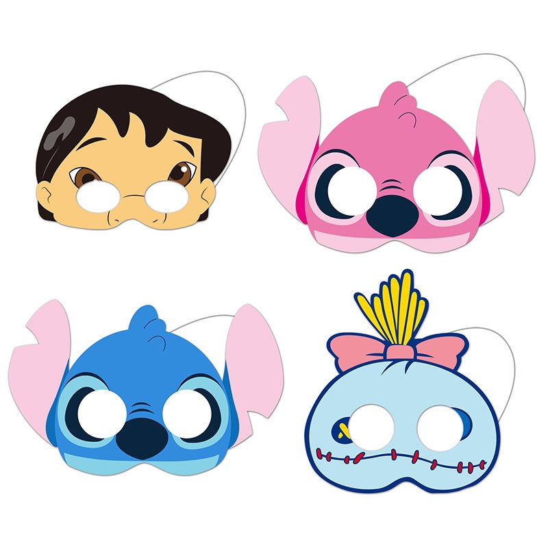 Star Baby Stitch Paper Mask Stitch Cosplay Birthday Party Decoration ...
