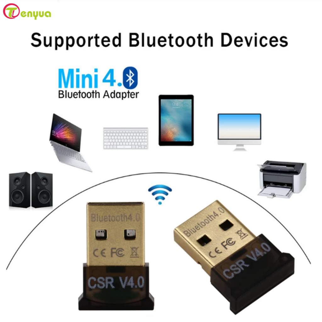 USB Bluetooth Adapters BT 4.0 USB Adapter Receiver Dongle Bluetooth ...