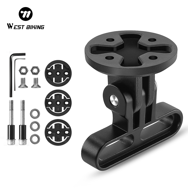 WEST BIKING Bike Stem Computer/GOPRO Action Camera Bracket Speedometer ...