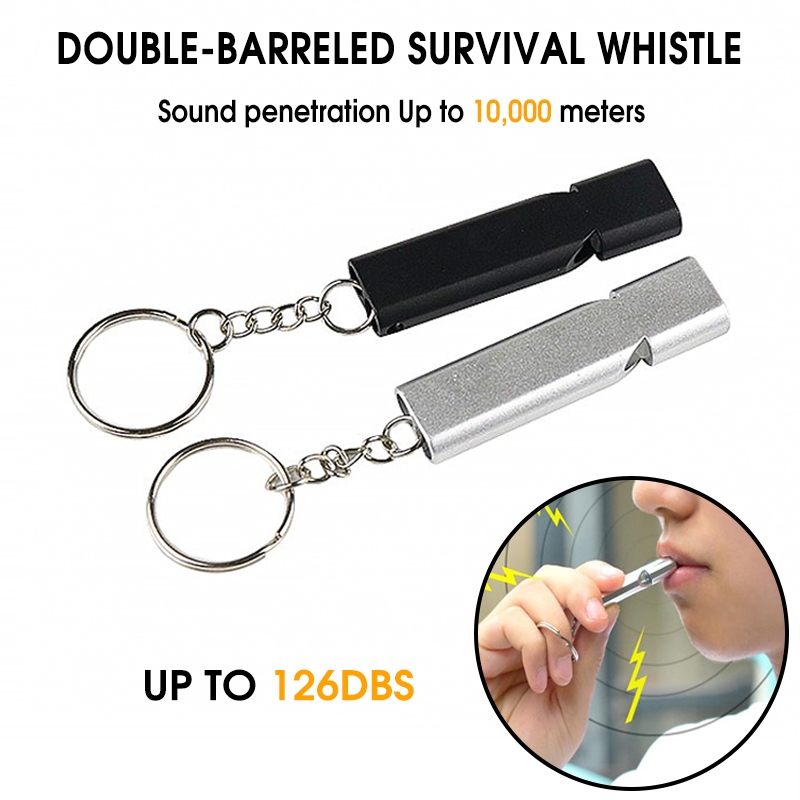High Frequency Double Tube 120dB Aluminum Emergency Survival Outdoor ...