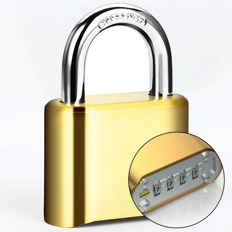 350g Alloy Waterproof 4-Digit Passcode Number Combination Combination ...