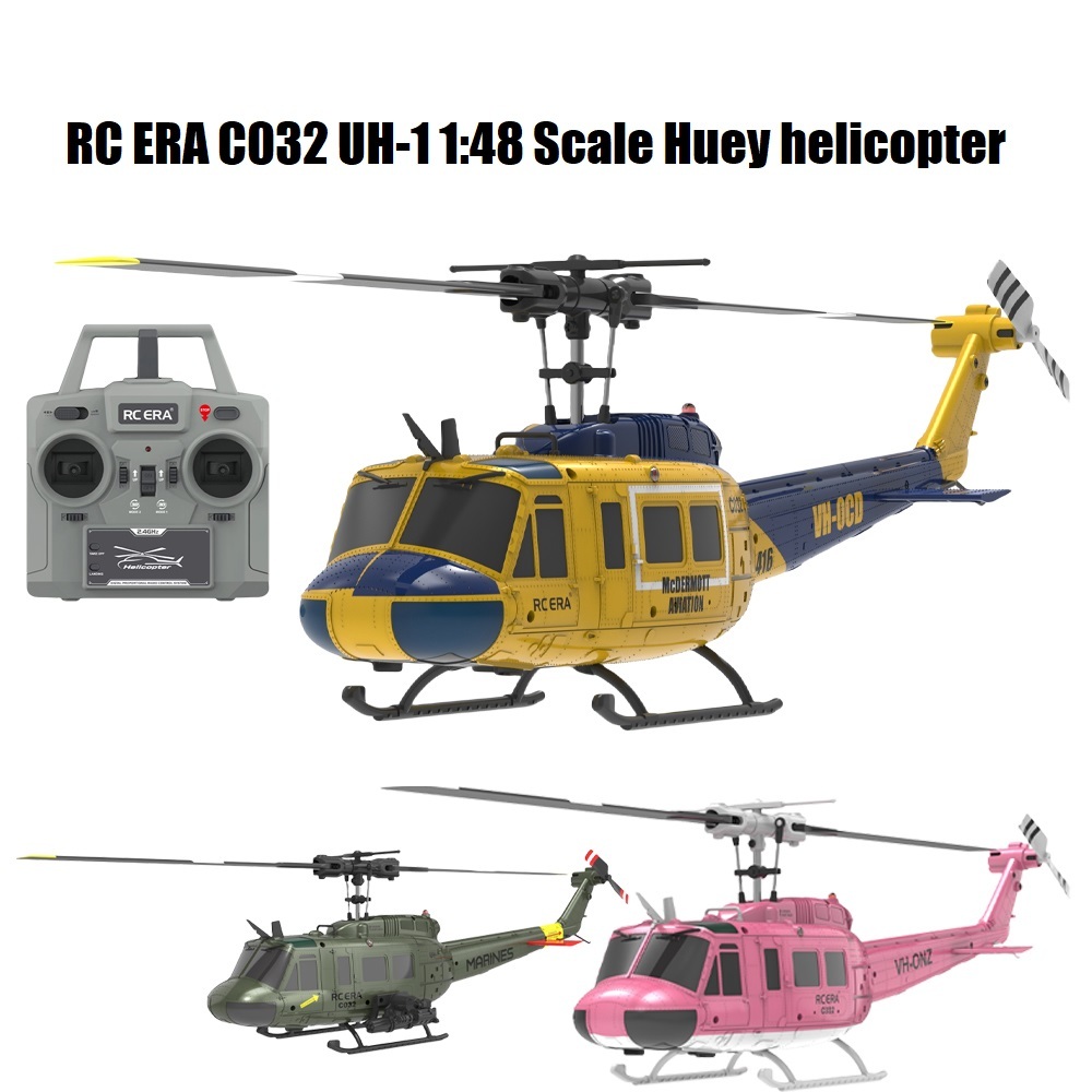 Ready Stock RC ERA C032 UH-1 Huey 1/48 Scale RC Helicopter 2.4G 6CH 6 ...