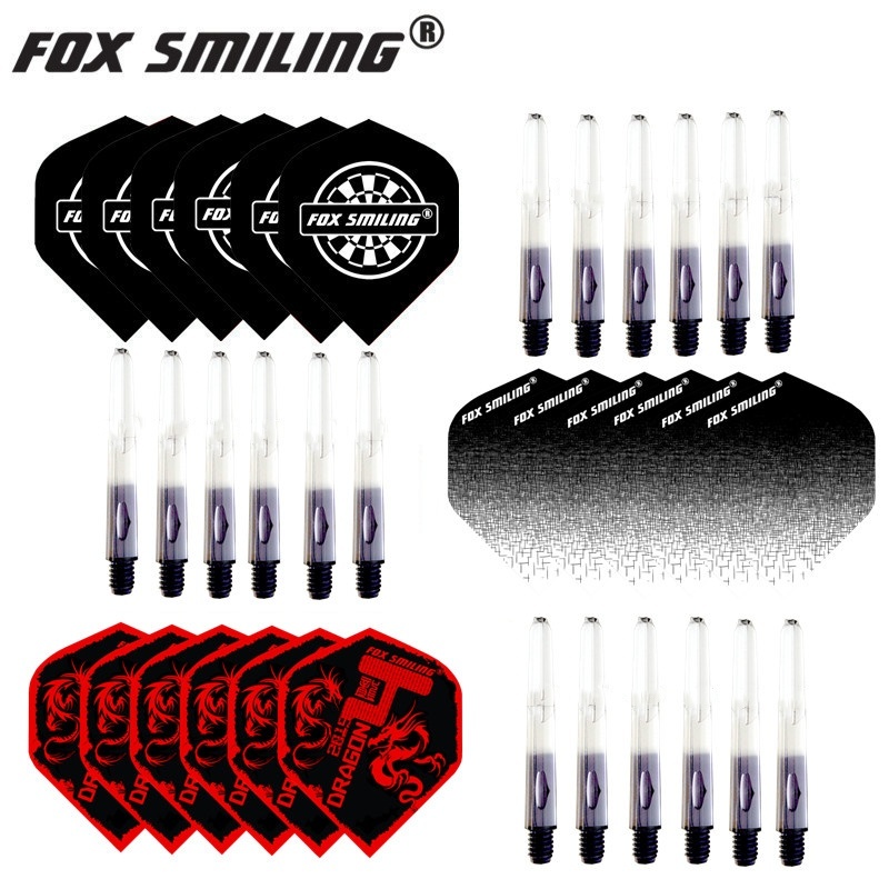 6PCS 2BA 35mm Nylon Dart Shafts With 6PCS Darts Flights Dart ...