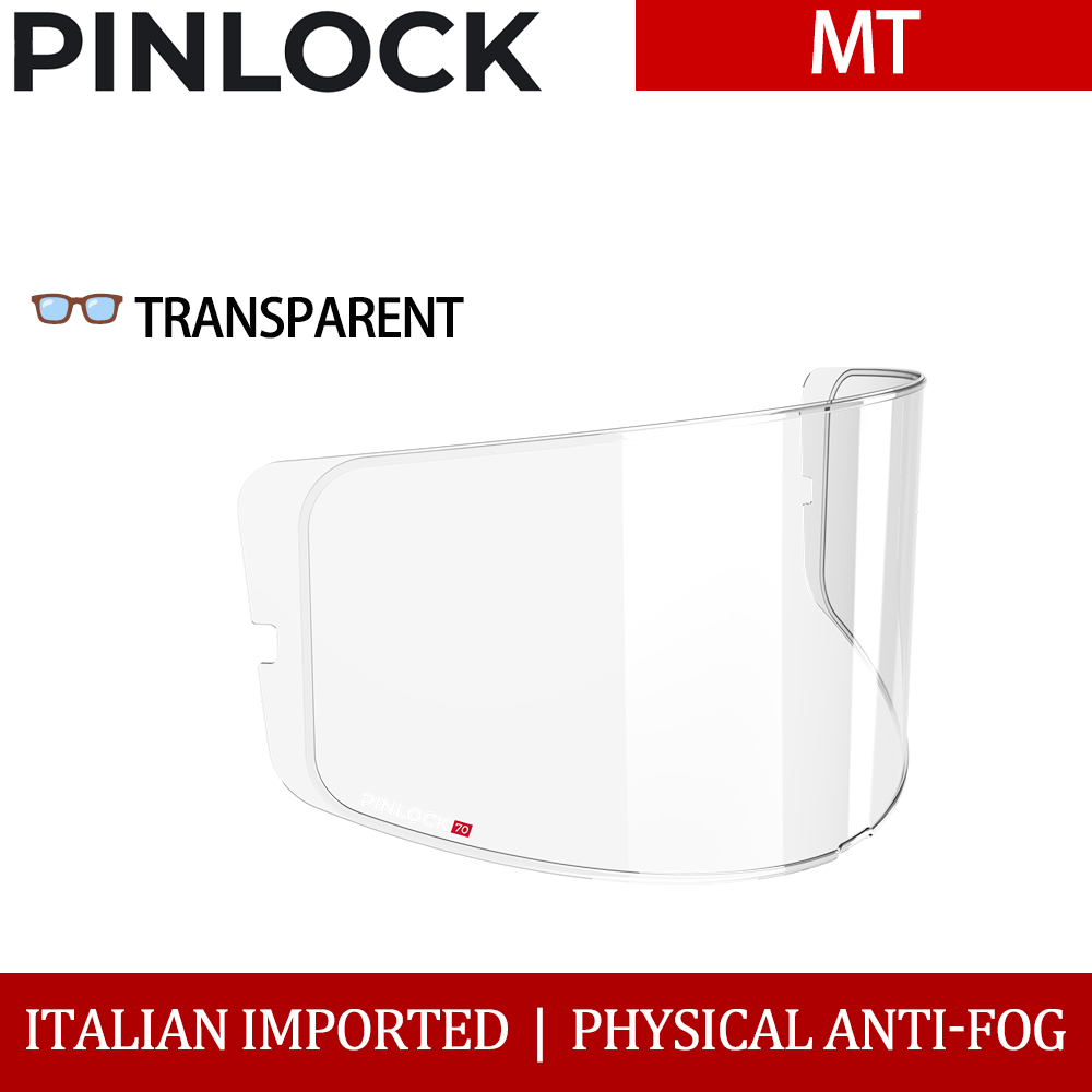 MT Helmet Accessories Pinlock 70 Clear Anti Fog Lens for Thunder - 4 ...