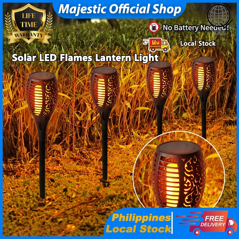 Solar LED Flame Light Cemetery Graveyard Churchyard Golgotha Halloween ...