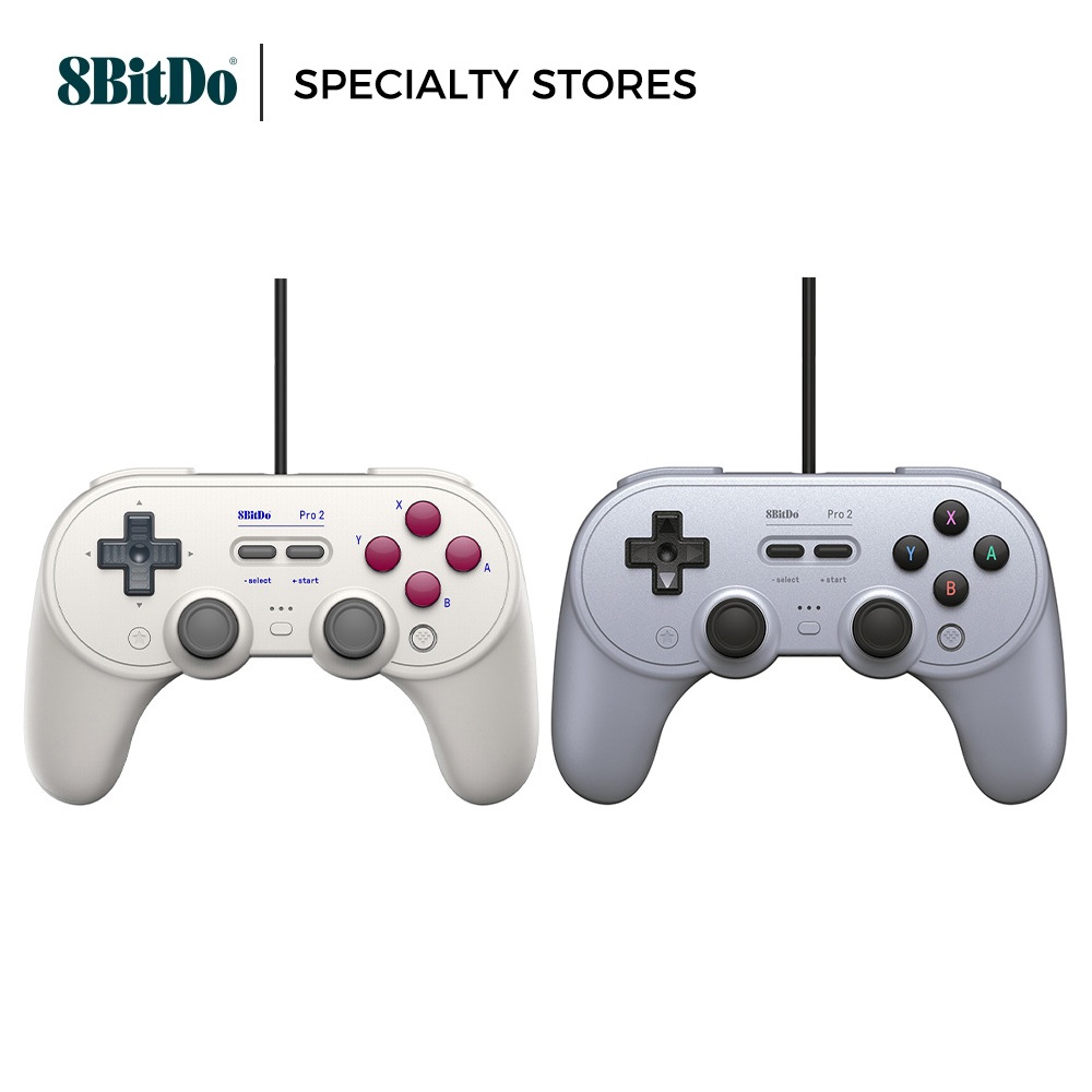8BitDo Pro 2 Wired Game Controller – Hall Effect Joysticks, Mechanical ...