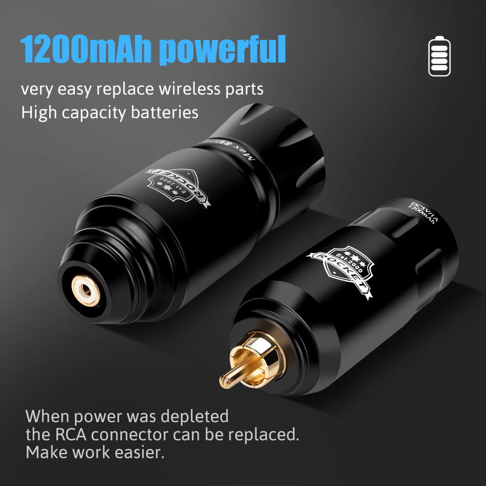 Mini Rocket Tattoo Machine Set Japan Motor Wireless Tattoo Power Supply ...