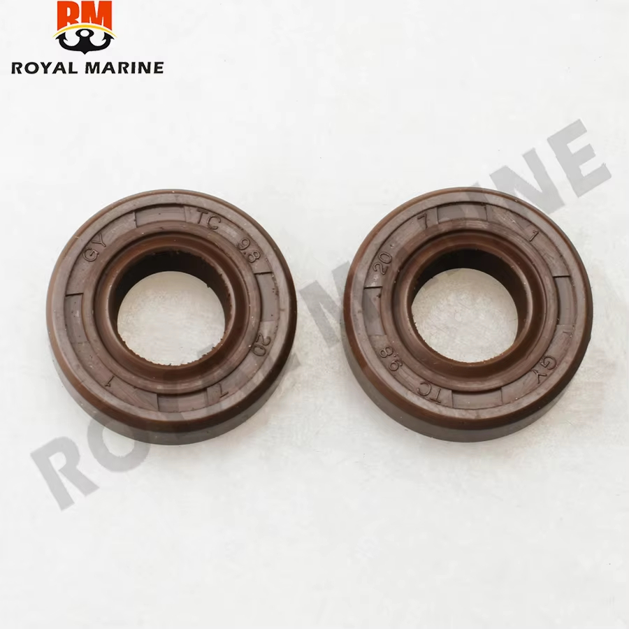 93101-09M42-00 Oil Seal (2pcs) For Yamaha Outboard Motor 3HP 6L5 model 93101-09M42 boat engine ...