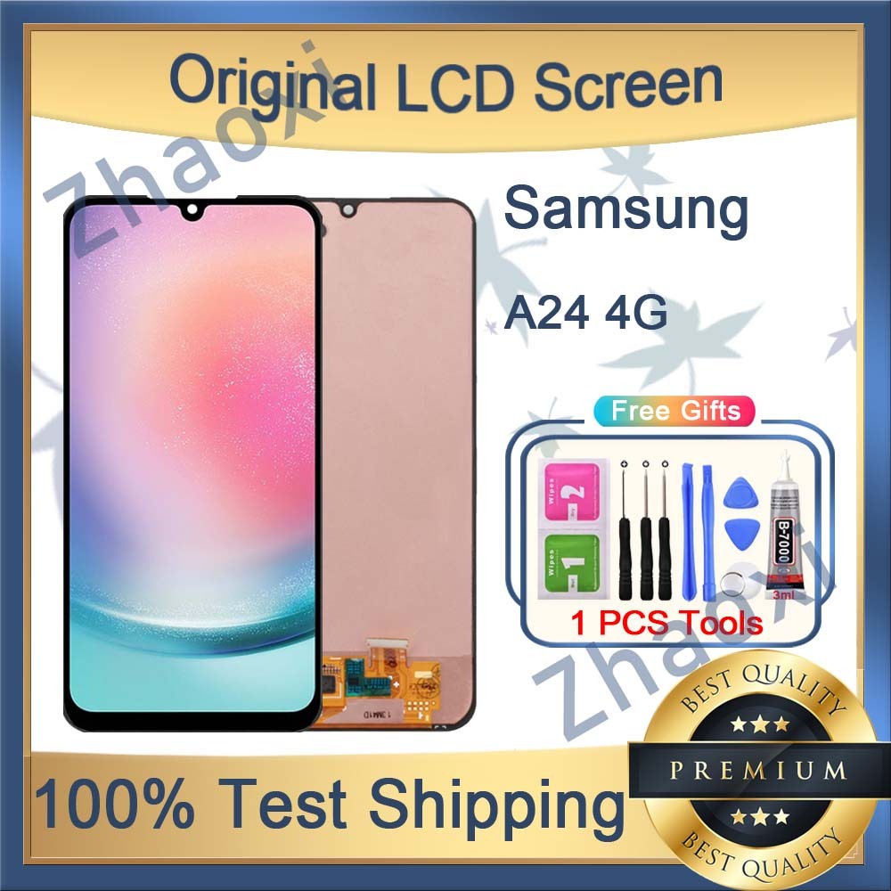 Zhaoxi Samsung Galaxy A24 4G LCD Screen With Frame Replacement | Shopee ...