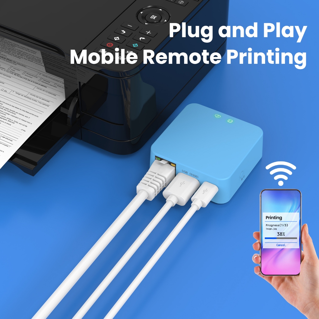USB Print Server – Upgrade Your Printer to a Wireless Network Printer ...