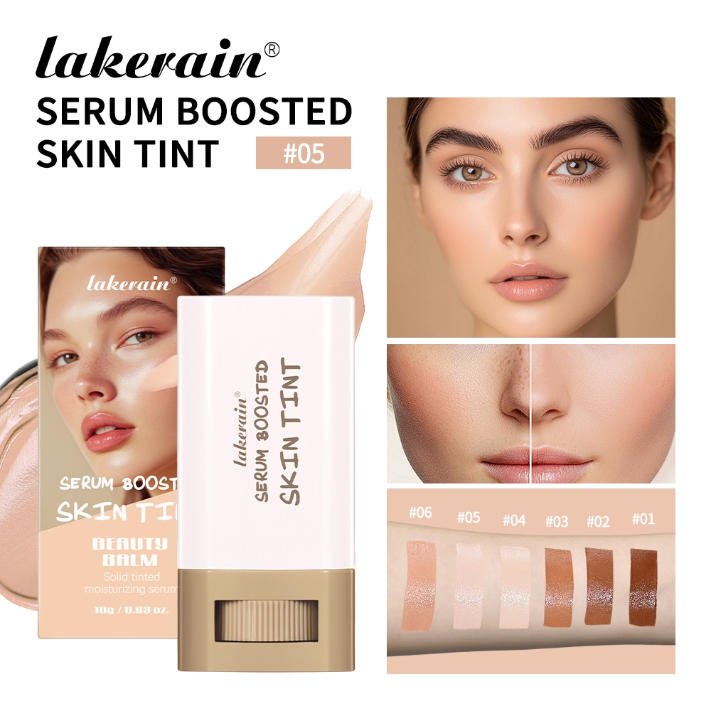 Lakerain Foundation Stick,Moisturizing Solid Foundation ,Long-lasting ...