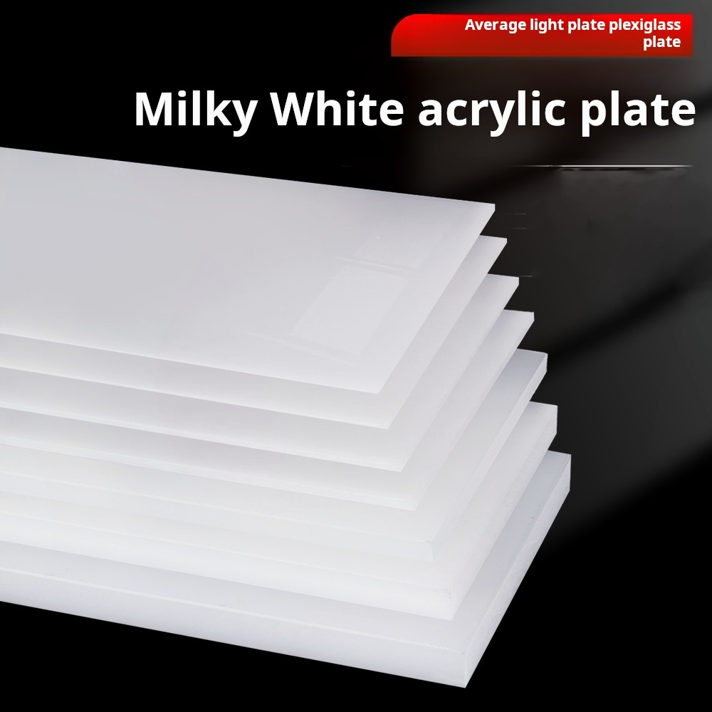 Customized white acrylic board, milky white organic glass partition ...