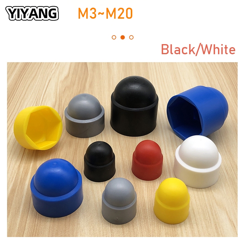 YIYANG 5/10/20/50Pcs M3~M20 Bolt Nut Dome Protection Cap Covers Exposed ...