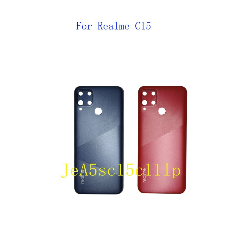 Back cover housing Replacement for Realme C15 Battery case | Shopee ...