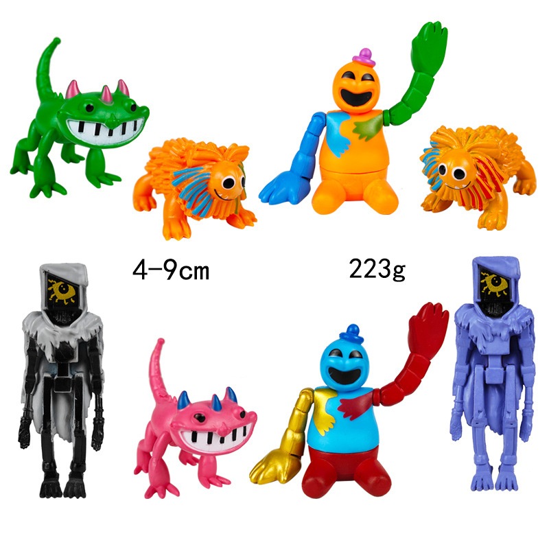 Poppy Playtime 4 Figures Nightmare Critter Doey The Doughman ...