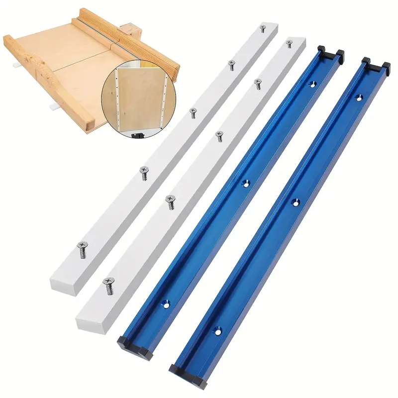 4pcs Crosscut Sleds for Table Saw - 3/4" x 2 1/2" x 17", Pre-Drilled ...
