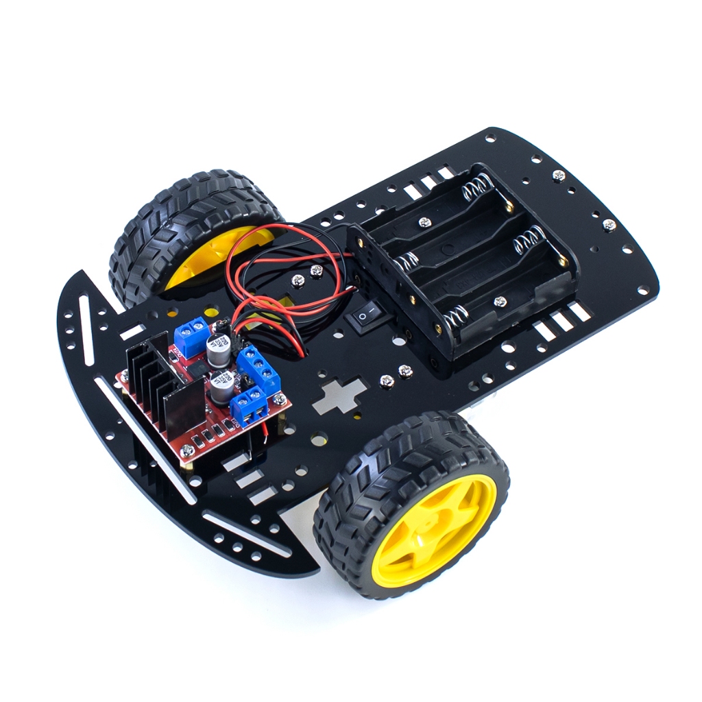 LAFVIN 2WD Robot Car Chassis Kit with L298N for Arduino DIY | Shopee Philippines