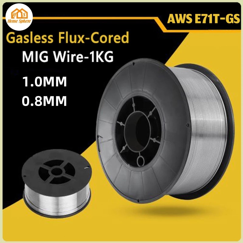 E71T-GS Gasless Steel Flux Cored Wire 0.8mm 1.0mm 1KG MIG Welding Wire ...