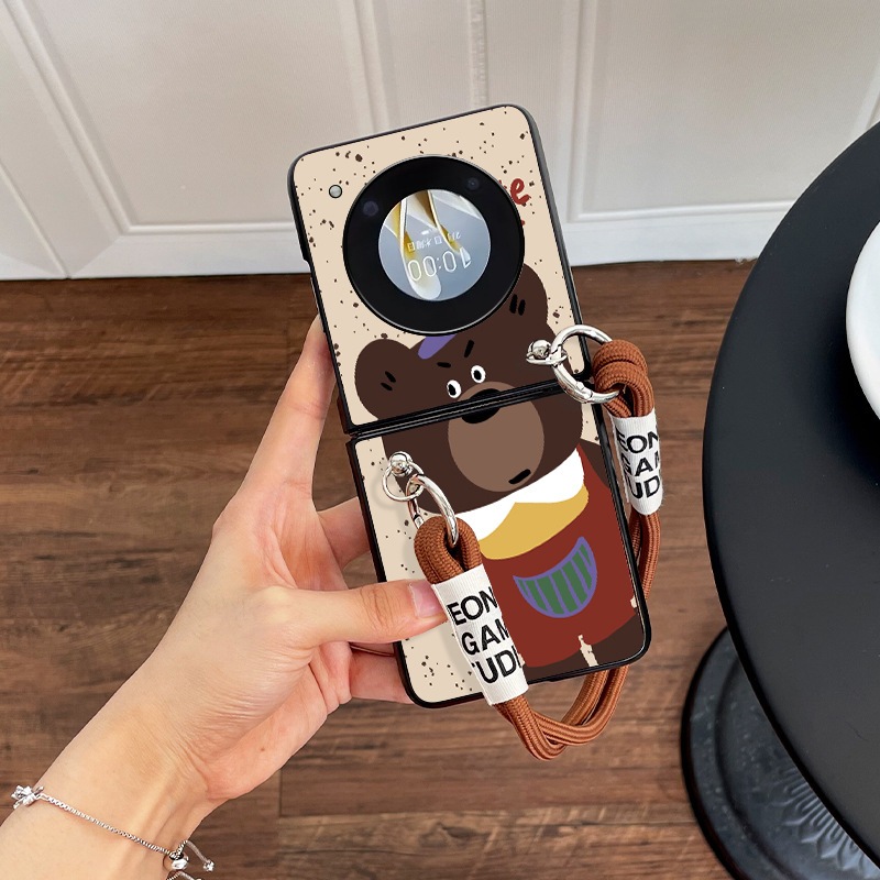 Libero Flip Casing Case for ZTE Libero Flip Nubia Flip 2 Vintage Coffee ...