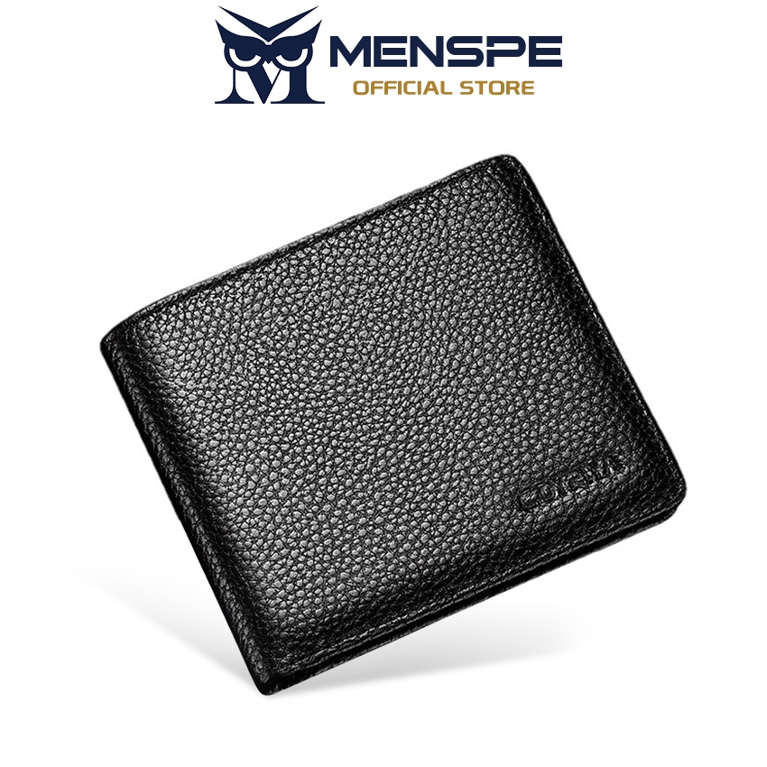 MENSPE Men Simple Short Wallet Business Wallets Multi-Card Position ...