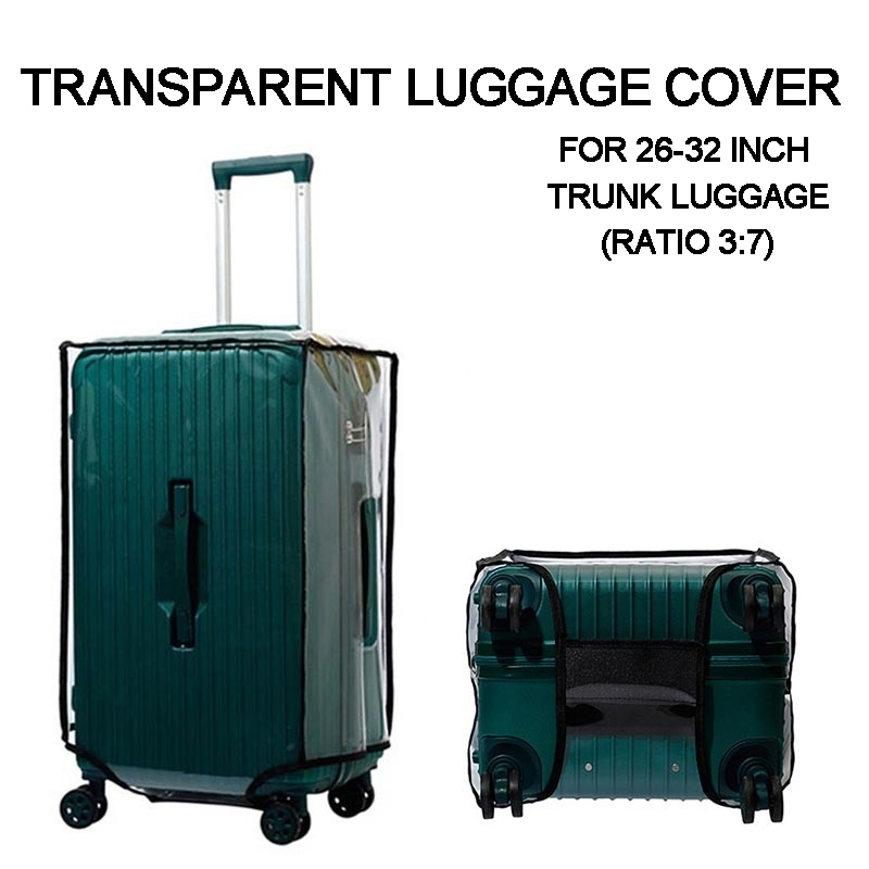 Transparent PVC Trunk Luggage Protector Cover Suitcase Protector for ...