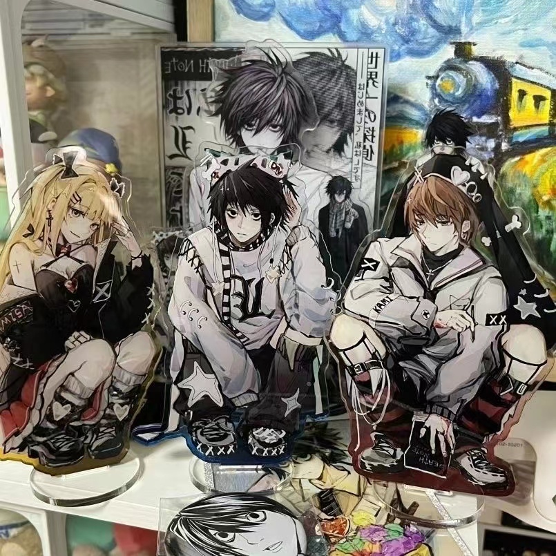 Death Note Acrylic Stand - Light Yagami & L Lawliet & Misa Amane Anime ...