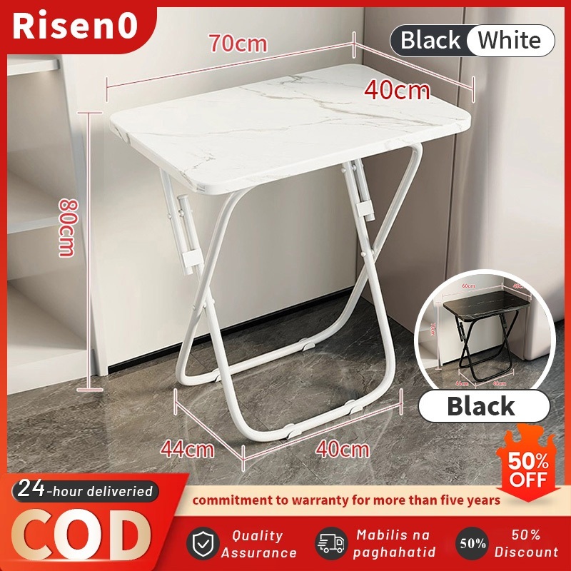 Folding Table Rectangular Dining Table Study Table Multipurpose DiningTable Portable Foldable ...