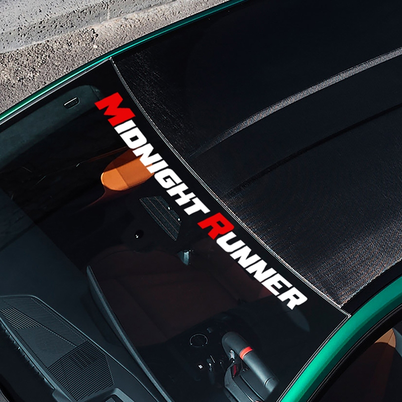 MIDNIGHT RUNNER Decal Sticker Banner Windshield Sticker Car Window JDM ...
