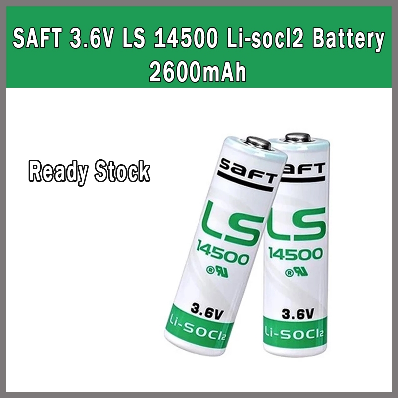 SAFT LS 14500/ls14500 Battery 3.6V 2600mAh Li-SOCl2 Cells | Shopee ...