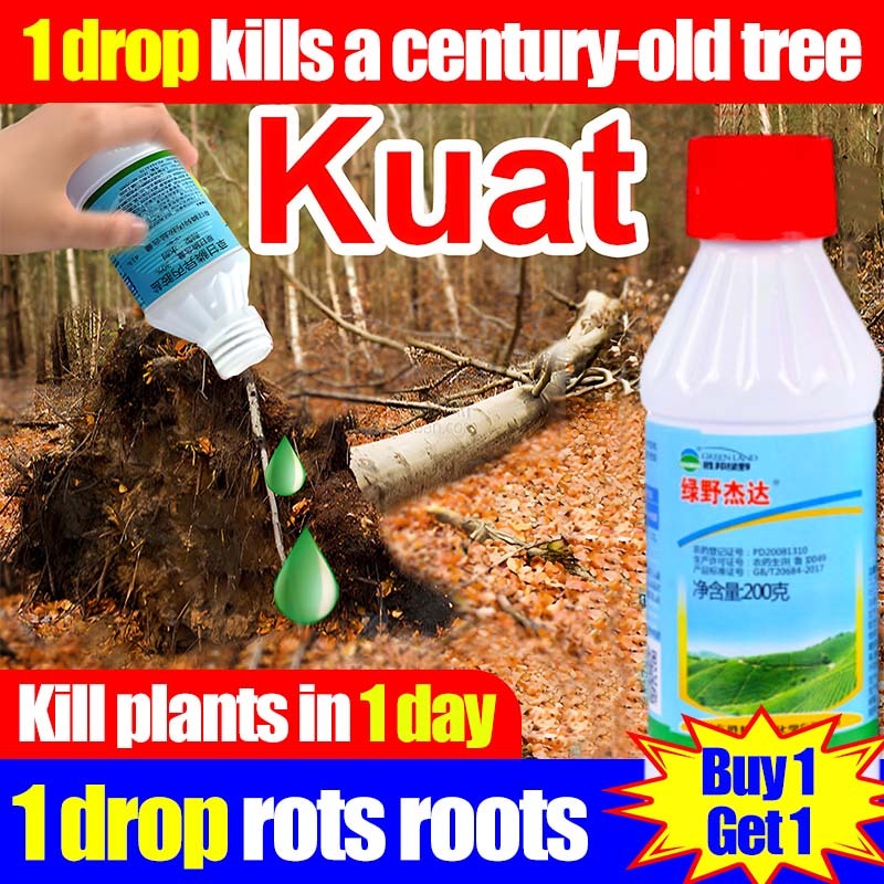 1 drop kills a century-old tree Tree killer grass killer Concentrated ...