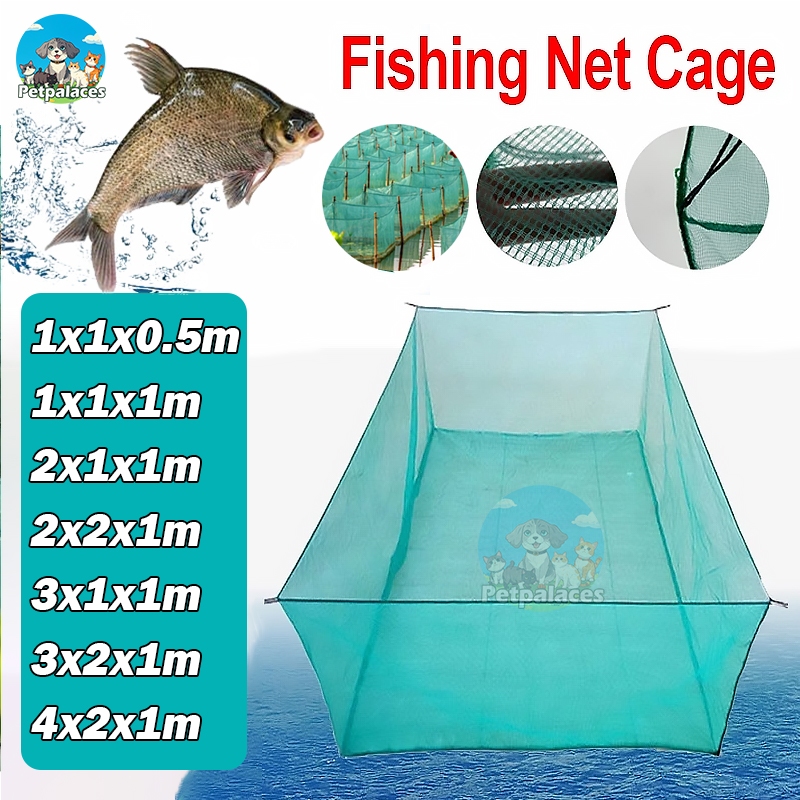 10 Mesh Nylon Fishing Net Cage Breeding Fence Shrimp Nylon Cage ...