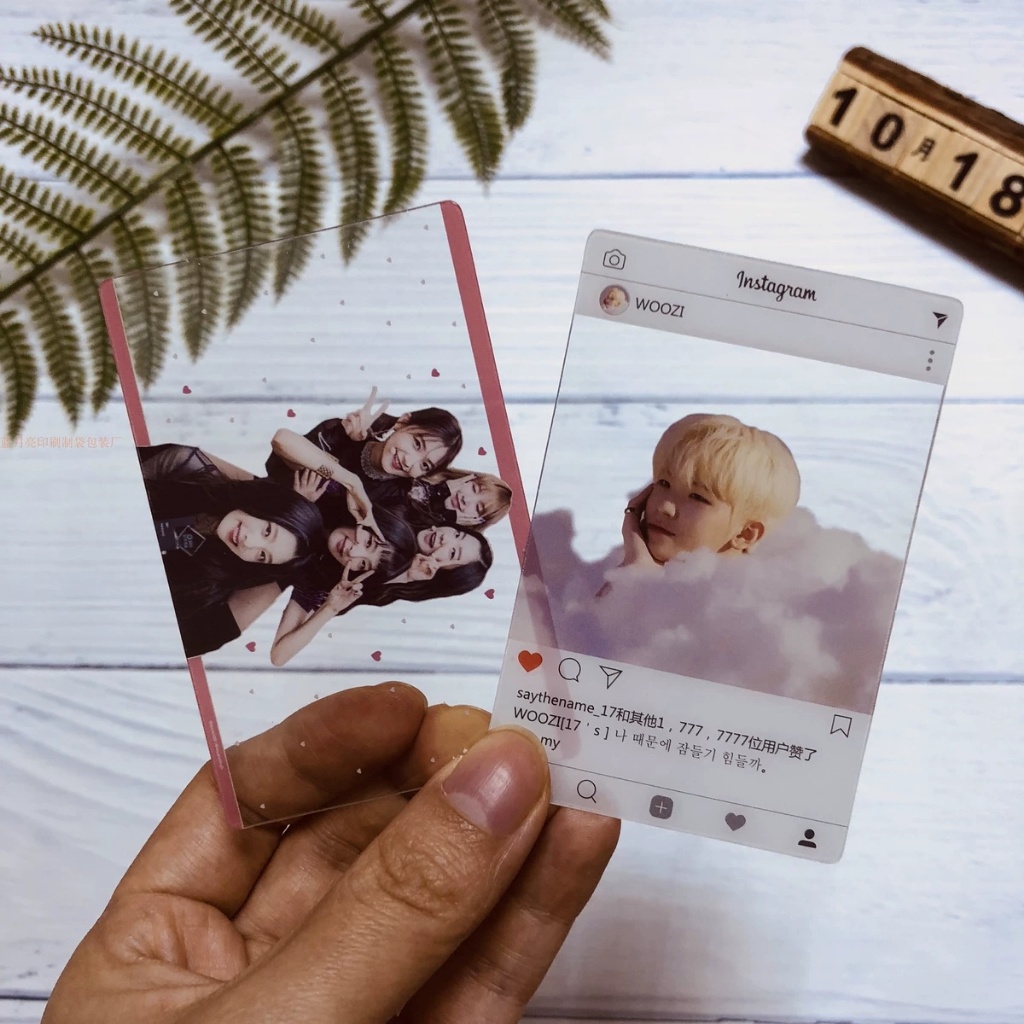 Transparent PVC Card Calendar Card Pull-up Banner 3D Bookmark Customize ...