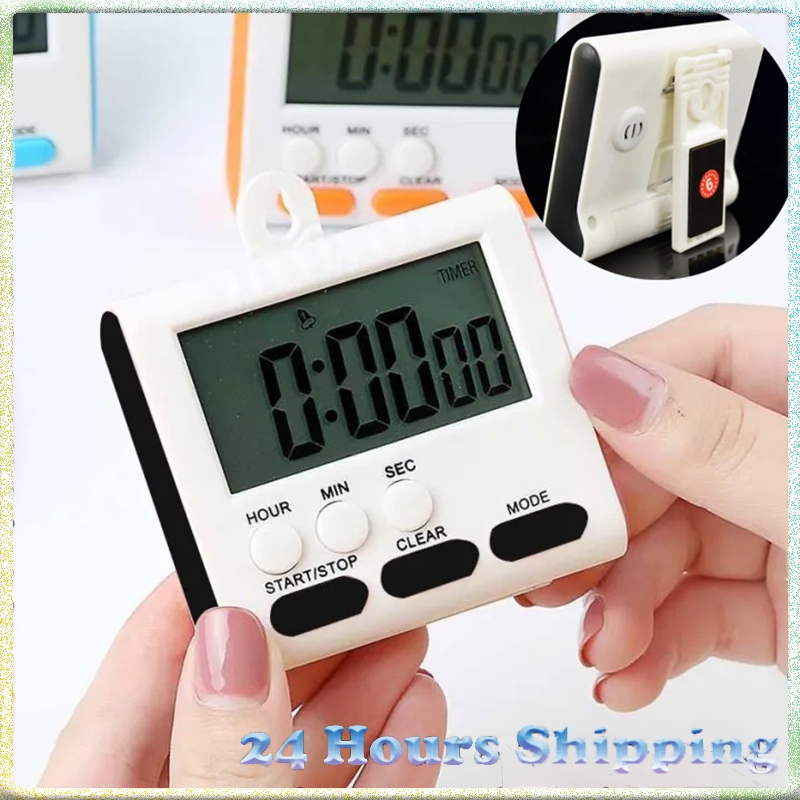 1PC LCD Electronic Cooking Baking Timer Domestic Kitchen Digital Screen ...